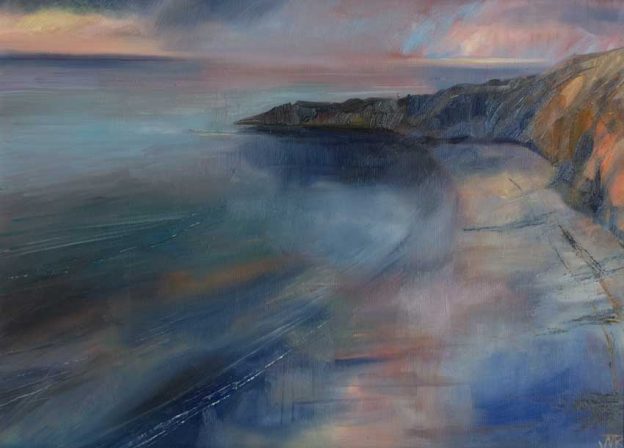 Red Sky, Firth of Forth – Janet Mary Robinson